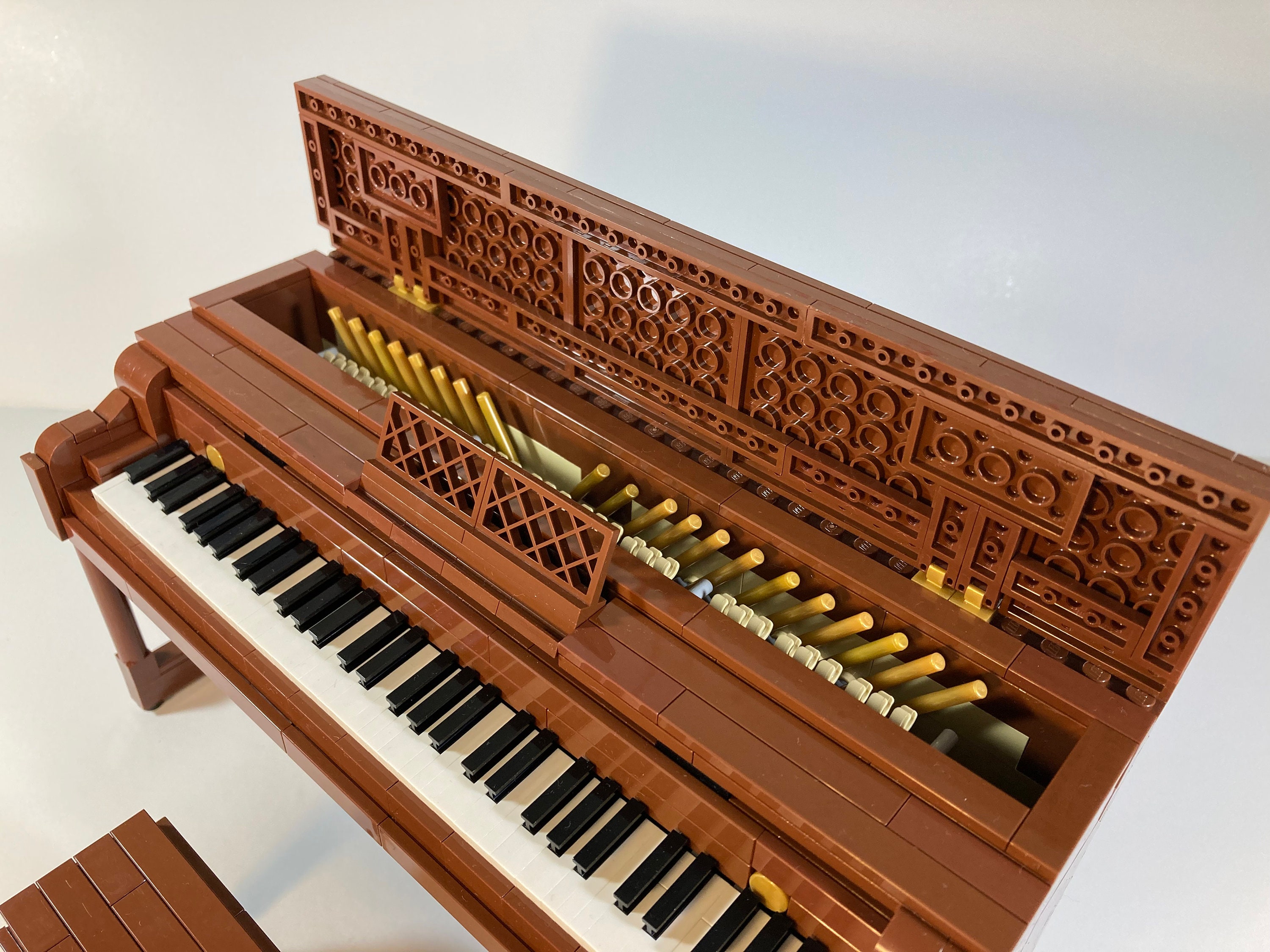 Upright Piano Set built From Lego Bricks - Etsy