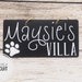 Dog House Name Sign / Kennel Name Plaque / Sign / Approx 7.25x3.15 ...