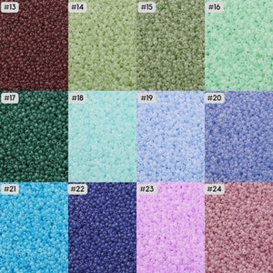 33 COLOR CHOICES 2mm Cream Color Seed Beads 12/0 - 2700 Pieces - 0.6mm ...