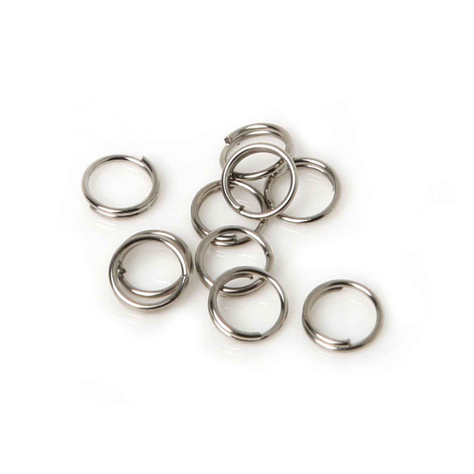 6mm Split Ring Double Jump Rings 660pcs Gold Silver Bronze | Etsy