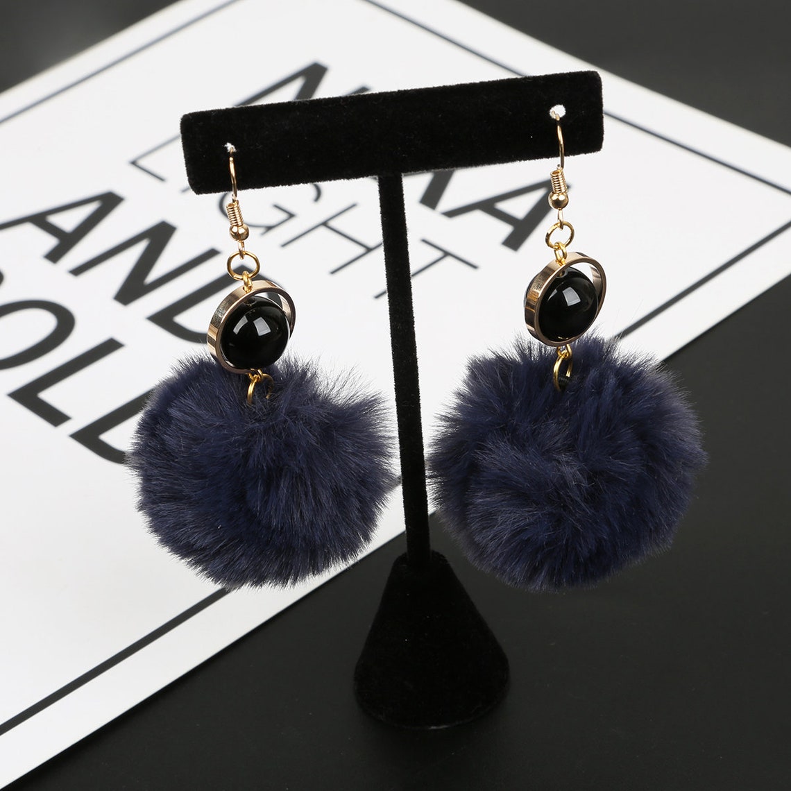 40MM Pom Pom Charms in 10 Colors 4 Pieces Fluffy Pom Pom - Etsy