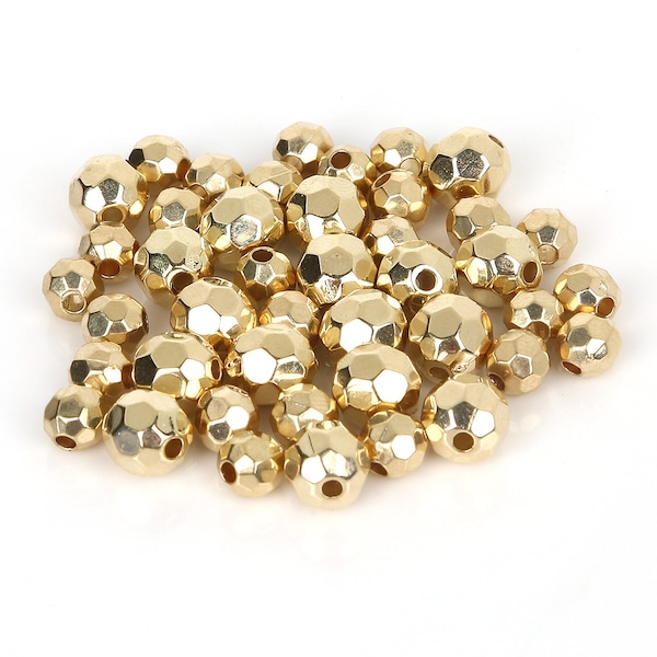 Gold Ball Beads - Etsy