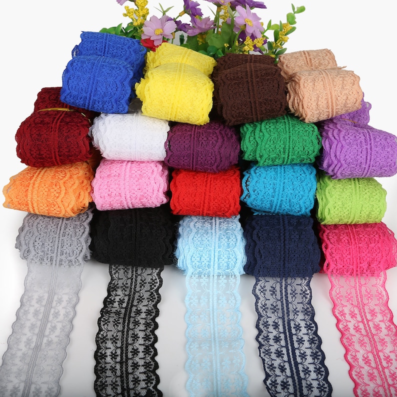 5M 4.5cm Lace Ribbon Roll Ornamental Lace Roll Decorative - Etsy
