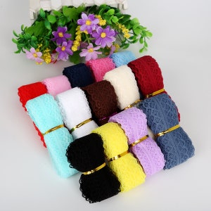5M 2.8cm Lace Ribbon Roll | Ornamental Lace Roll | Decorative Lace Roll ...