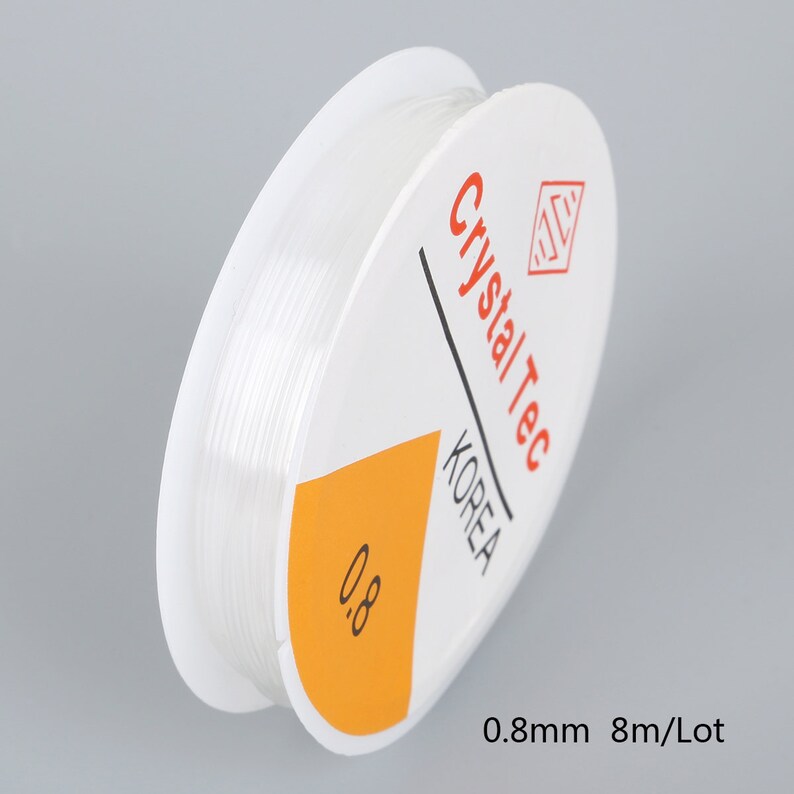 0.8mm Clear Thread Elastic String 8 mètres Strong Stretchy - Etsy France
