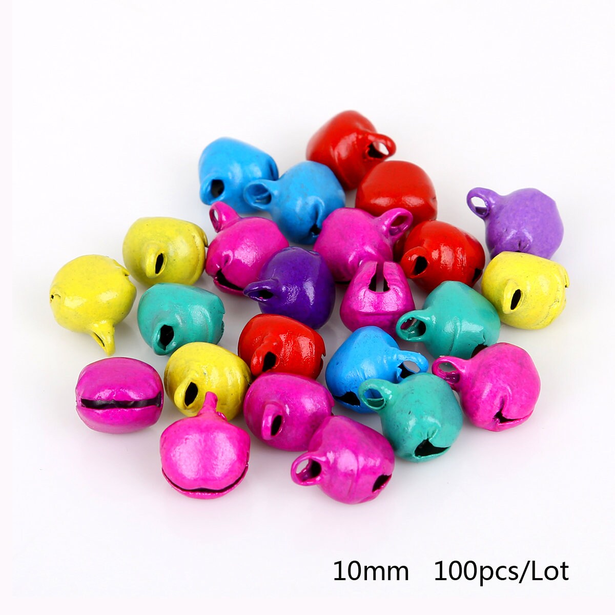 Mix Color Bells Rainbow Jingle Bells Charm Bead Christmas - Etsy