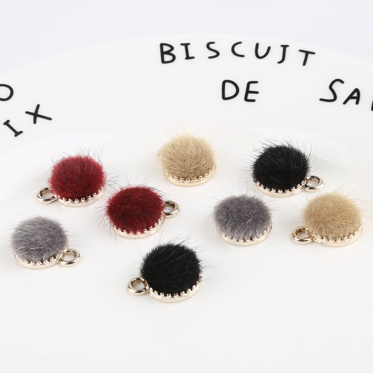 6pcs Leopard Fur Charms, Leopard Charms, Leopard Pendants Earring ...