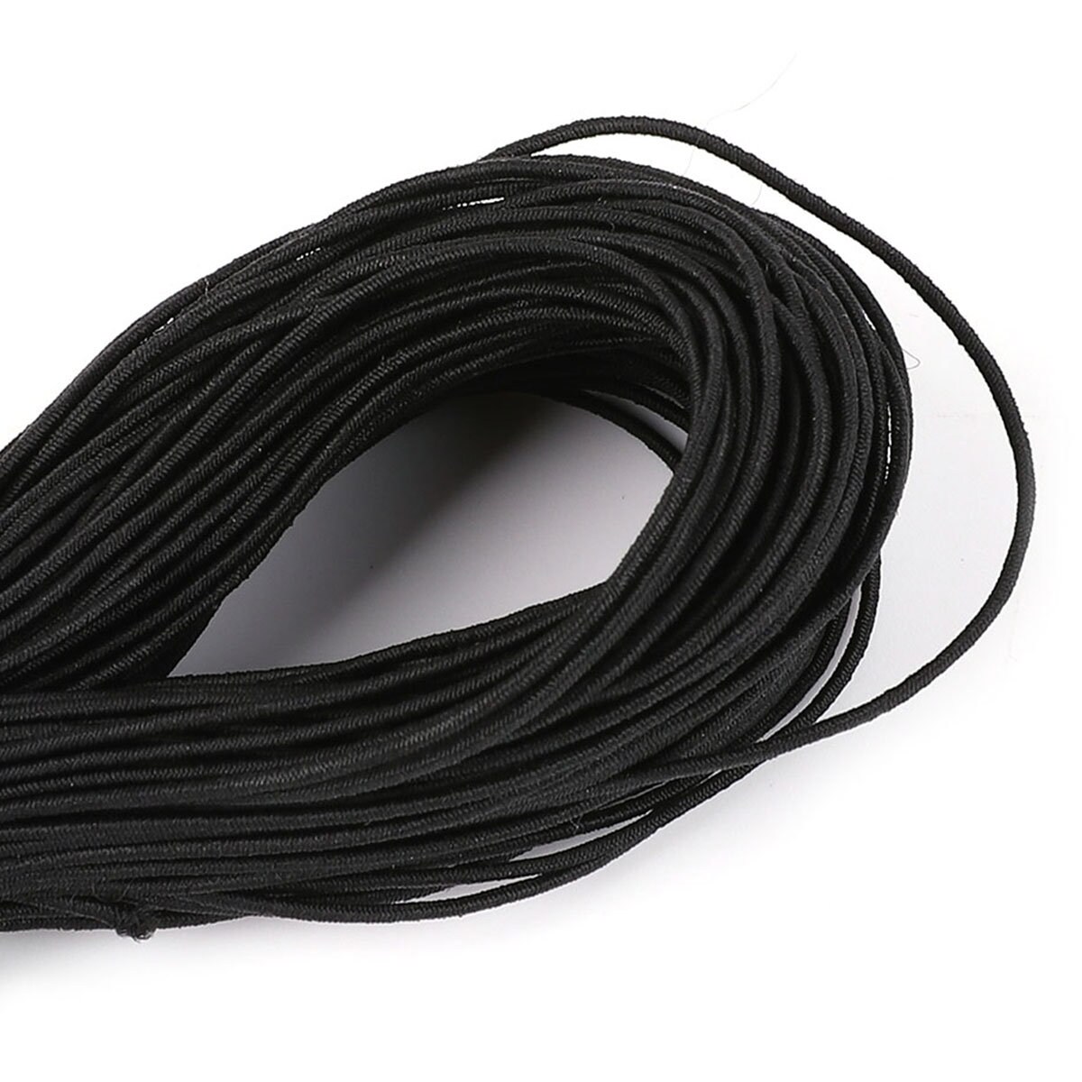 1/1.5/2/2.5/3/4/5mm Black Elastic Cord Thick Elastic Rope - Etsy
