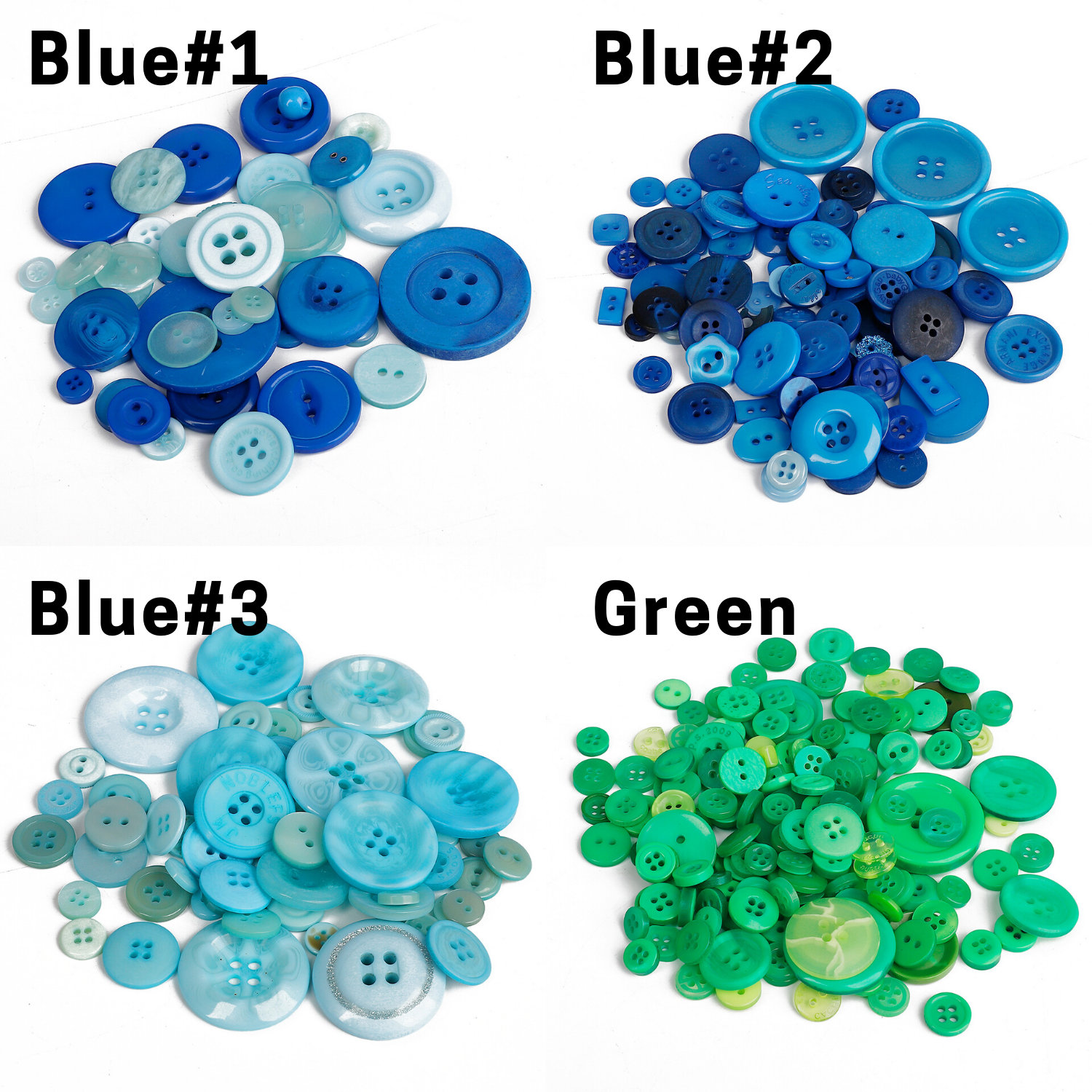 100pcs Plastic Assorted Mixed Size Color and Shade Round Resin - Etsy