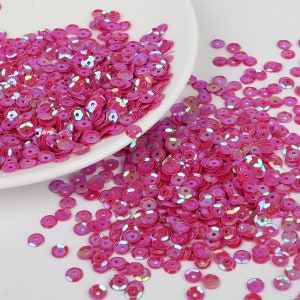 1200 Pcs Colorful Cup Sequins in 10 Colors - 6mm - Rainbow Sequins ...