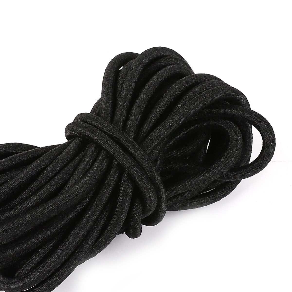 1/1.5/2/2.5/3/4/5mm Black Elastic Cord Thick Elastic Rope | Etsy