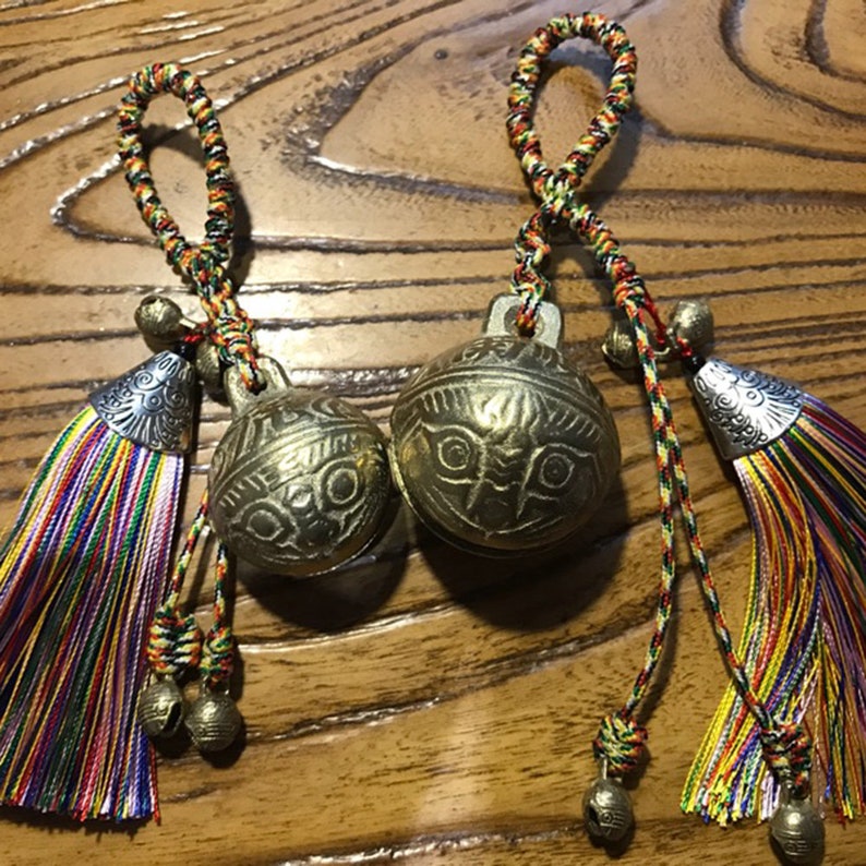 6 Sizes Brass Tiger Bell Jingle Bell Pet Bell Antique - Etsy