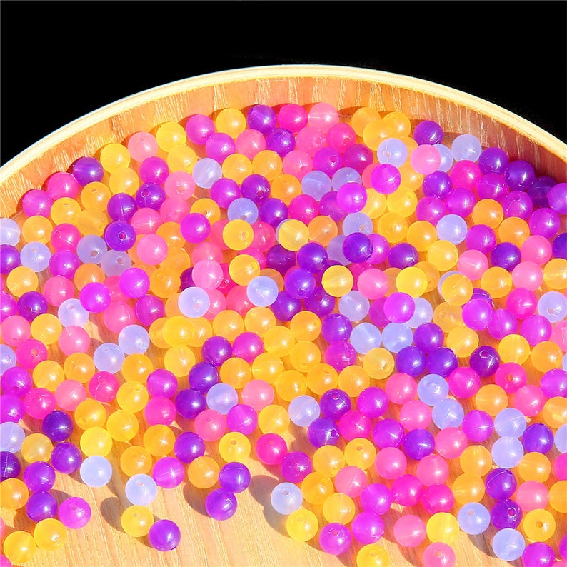 8mm UV Color Changing Magic Beads UV Beads Round Rainbow - Etsy