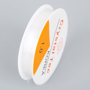 1mm Clear Thread Elastic String 5 Meters Strong Stretchy - Etsy