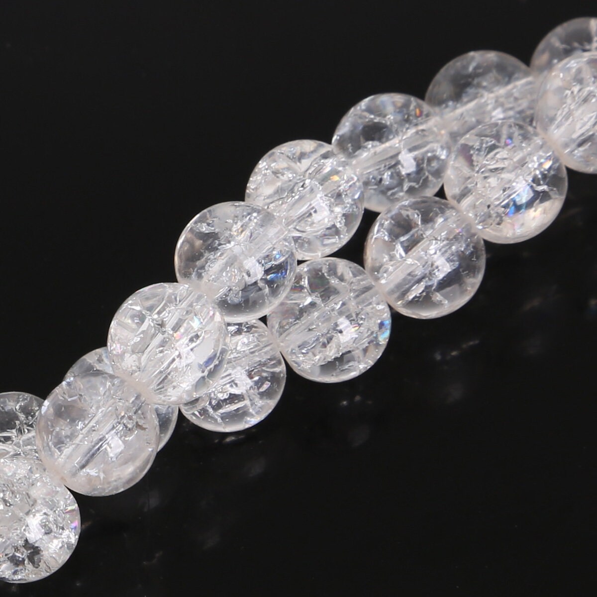 Cracked Crystal Quartz Clear Transparent Smooth Round Ball | Etsy