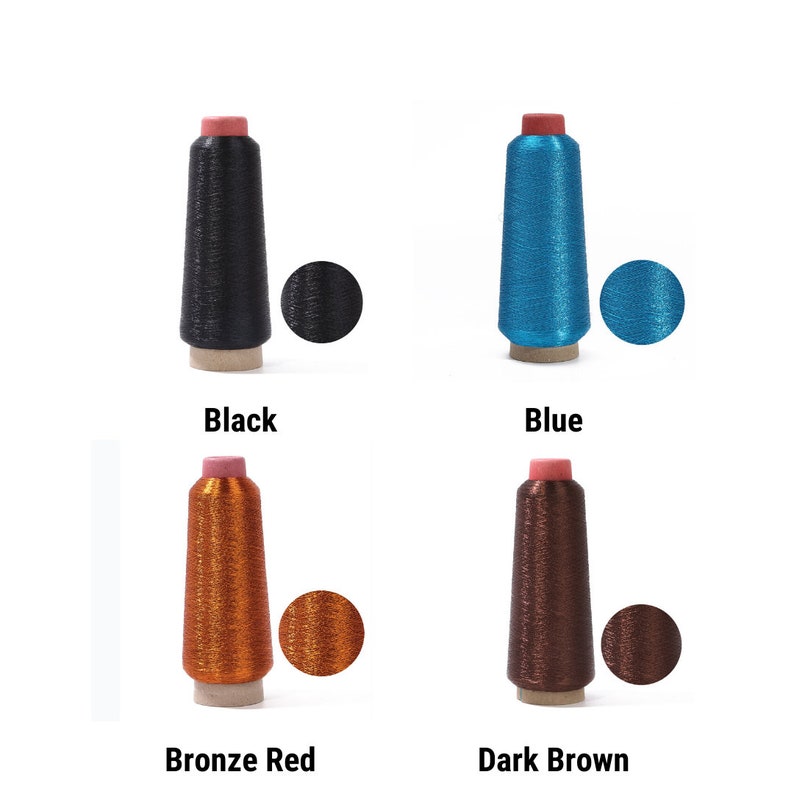 3500 Yards Metallic Embroidery Threads Sewing Thread Silk - Etsy