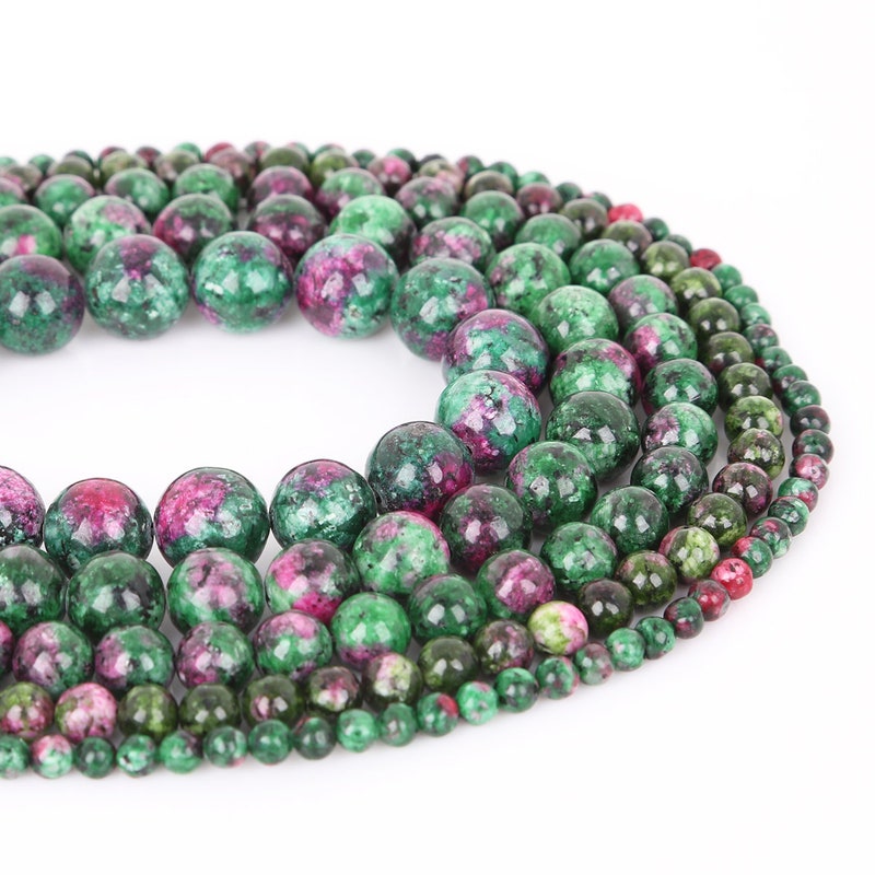 Ruby Zoisite Beads - Etsy