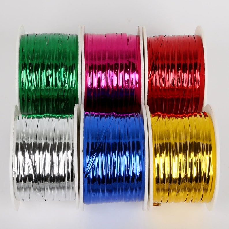 Flat Metallic Thread 4mm Lurex Embroidery Machine Thread - Etsy