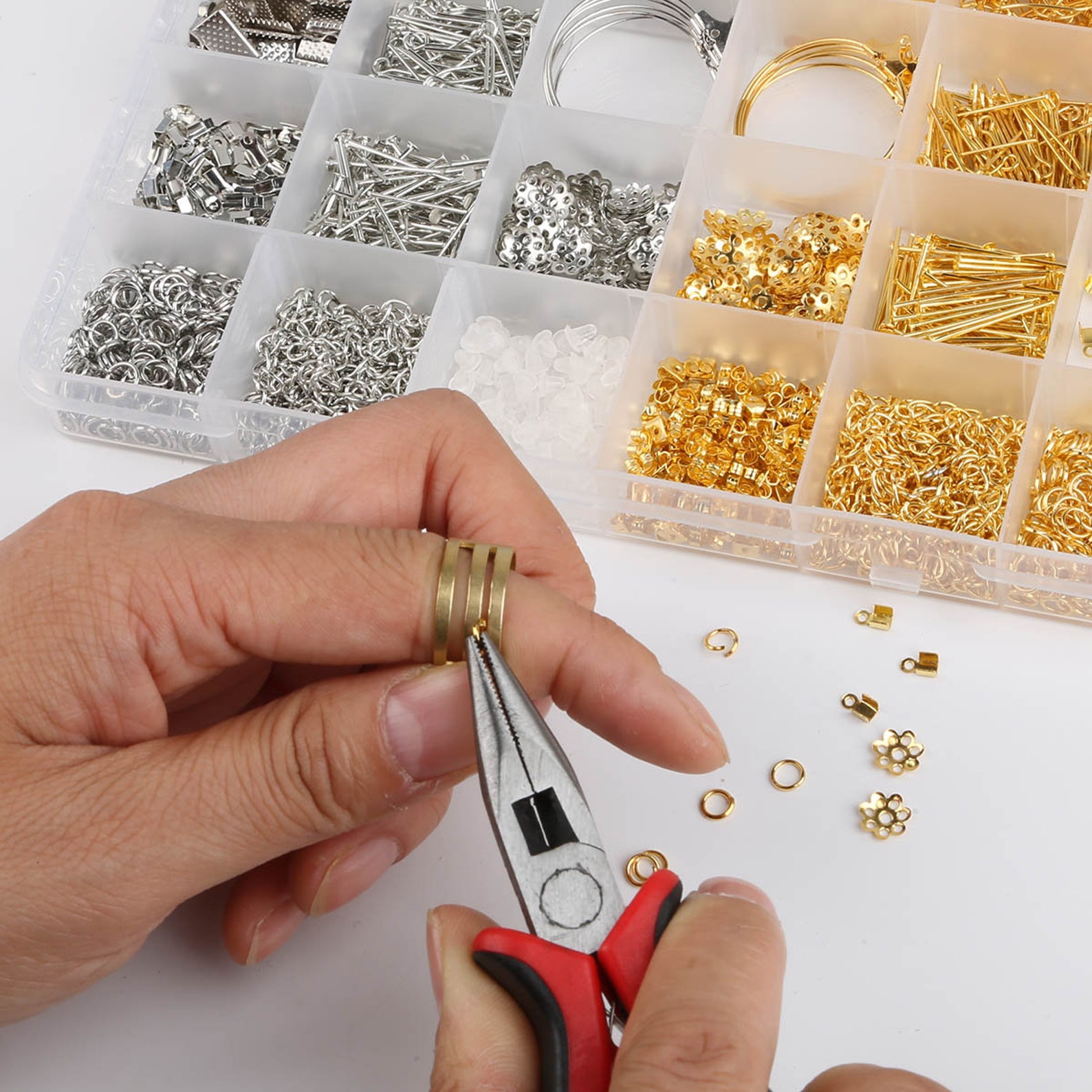 Jewelry Findings Set, Jewelry Making Kit, Lobster Clasps, Jump Rings ...