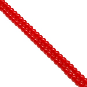 Ruby Red Crystal Round Beads, Opaque Red Glass Beads, 4mm 6mm 8mm 10mm ...