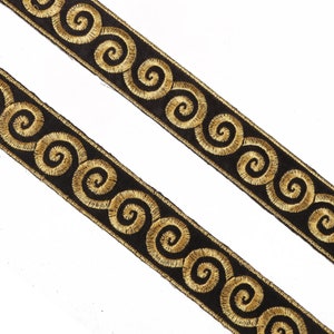 10 PATTERNS Greek Key Ribbon Trim - Greece Ribbon Trim - Gold Greece ...