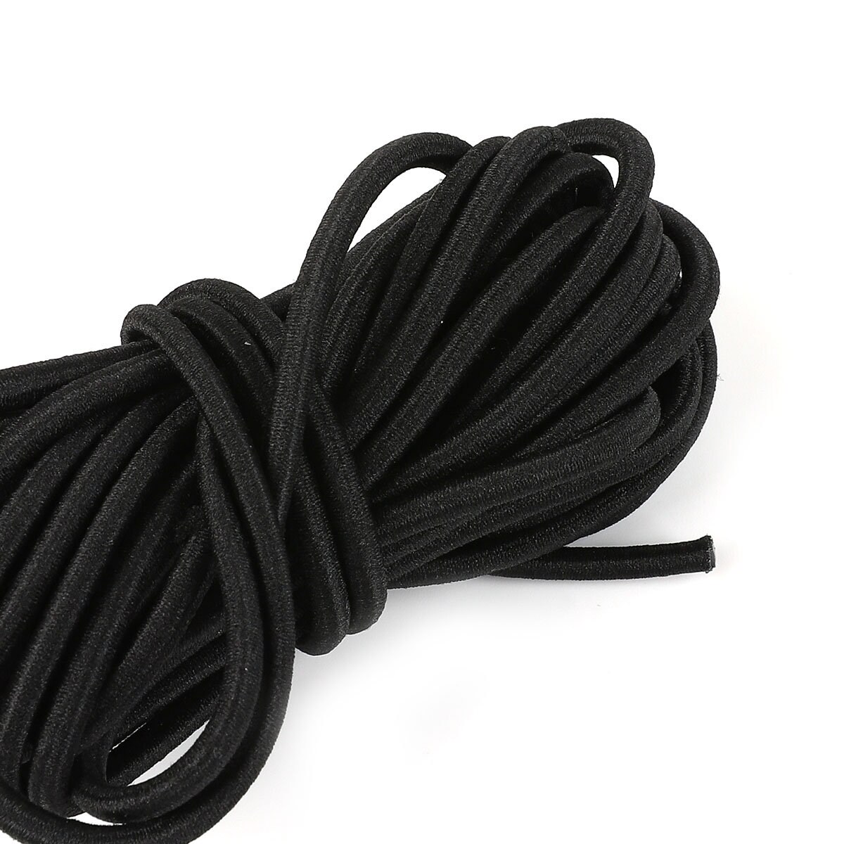 1/1.5/2/2.5/3/4/5mm Black Elastic Cord Thick Elastic Rope - Etsy