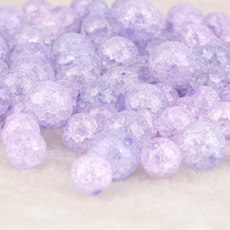 Natural Gemstone Round Crackle Cracked Crystal Stone Strand - Etsy