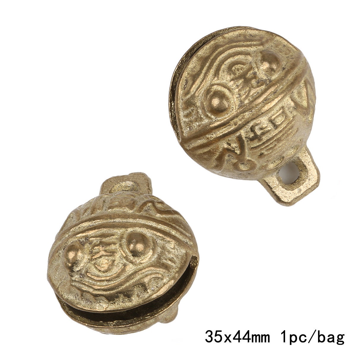 7 Sizes Brass Tiger Bell Jingle Bell Pet Bell Antique - Etsy