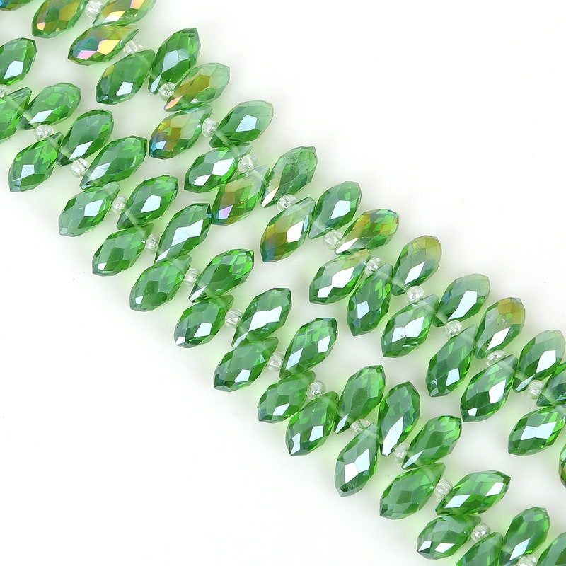 Green Teardrop - Etsy