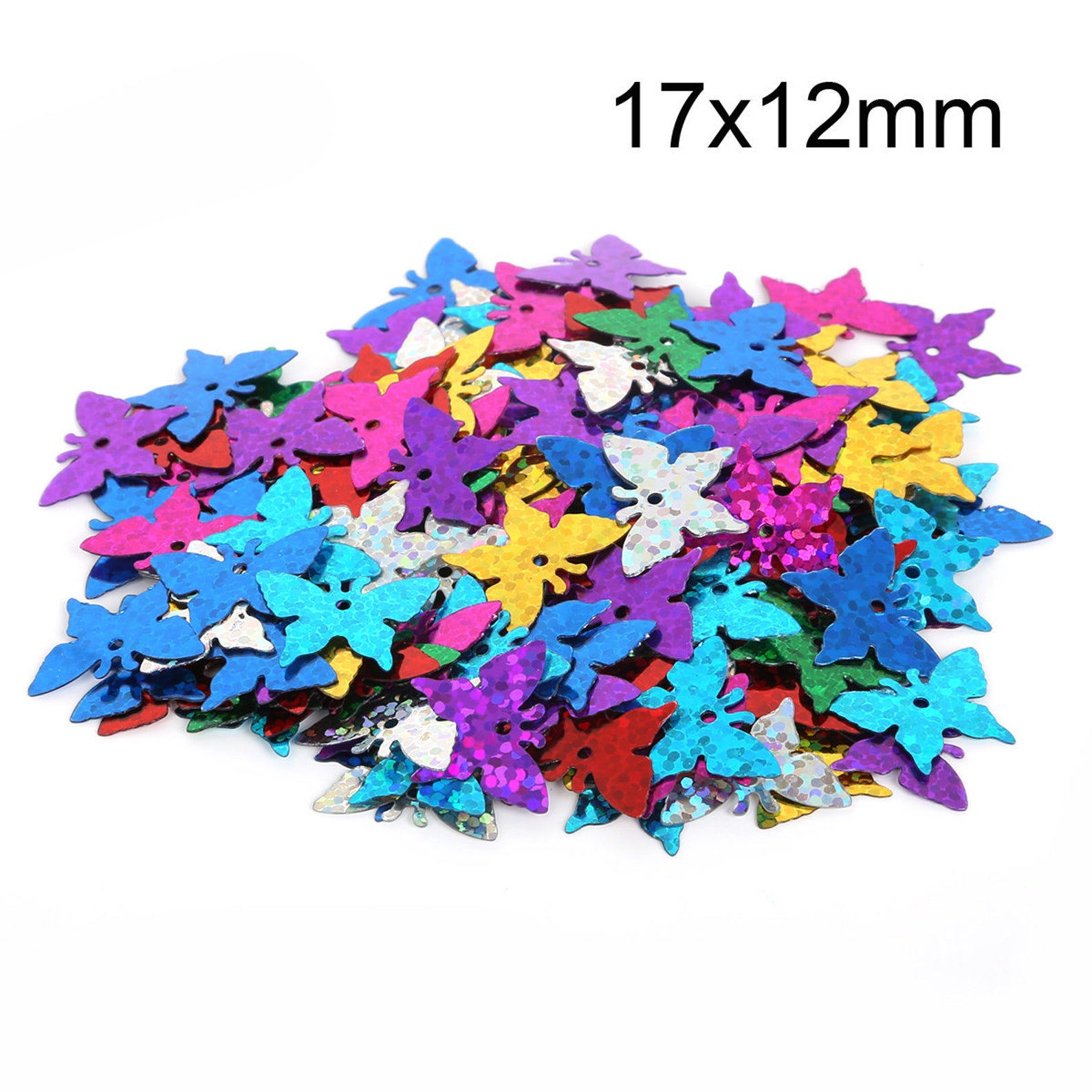 200 Mix Color Butterfly Sequins Butterfly Paillettes - Etsy