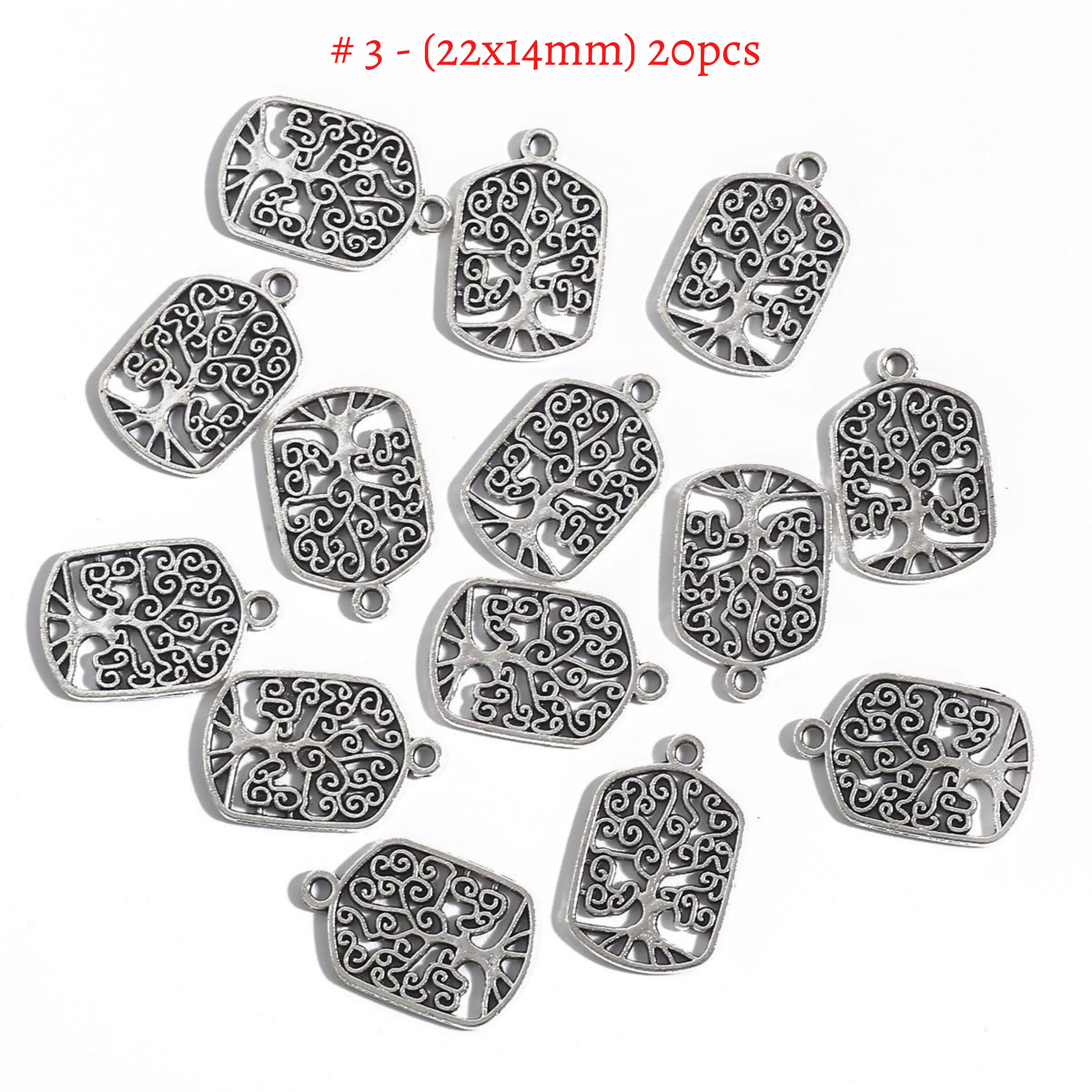 Silver Tree of Life Pendant - 10/20/30pcs - Tree of Life Jewelry ...