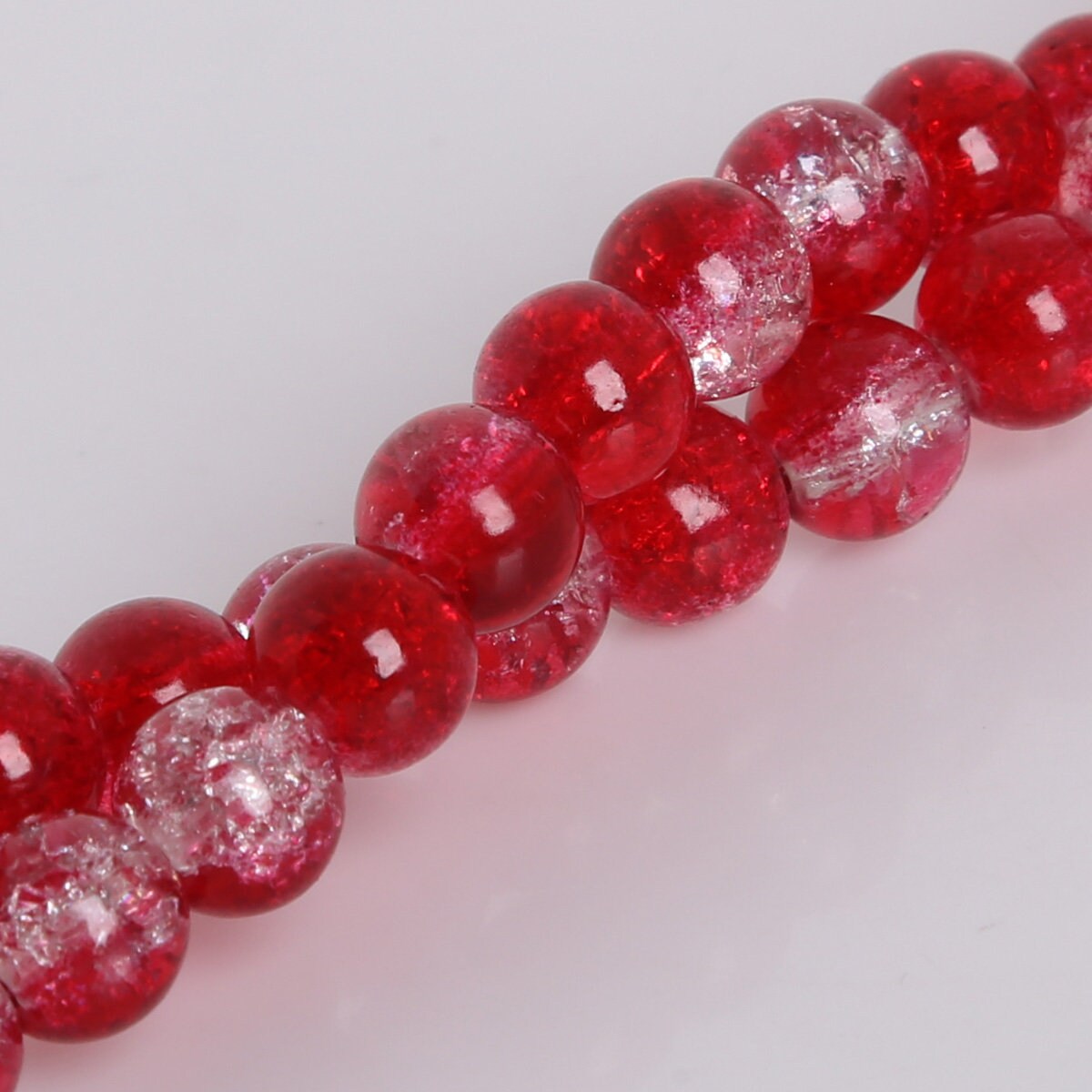 4/6/8/10mm Cracked Crackle Crystal Beads Chunky Bubble Gum | Etsy