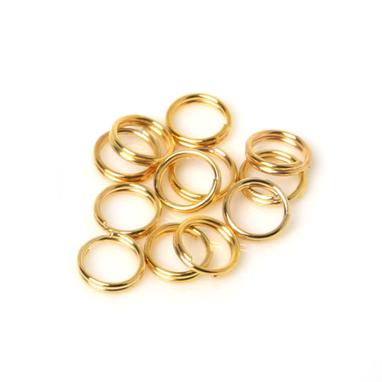6mm Split Ring Double Jump Rings 660pcs Gold Silver Bronze | Etsy
