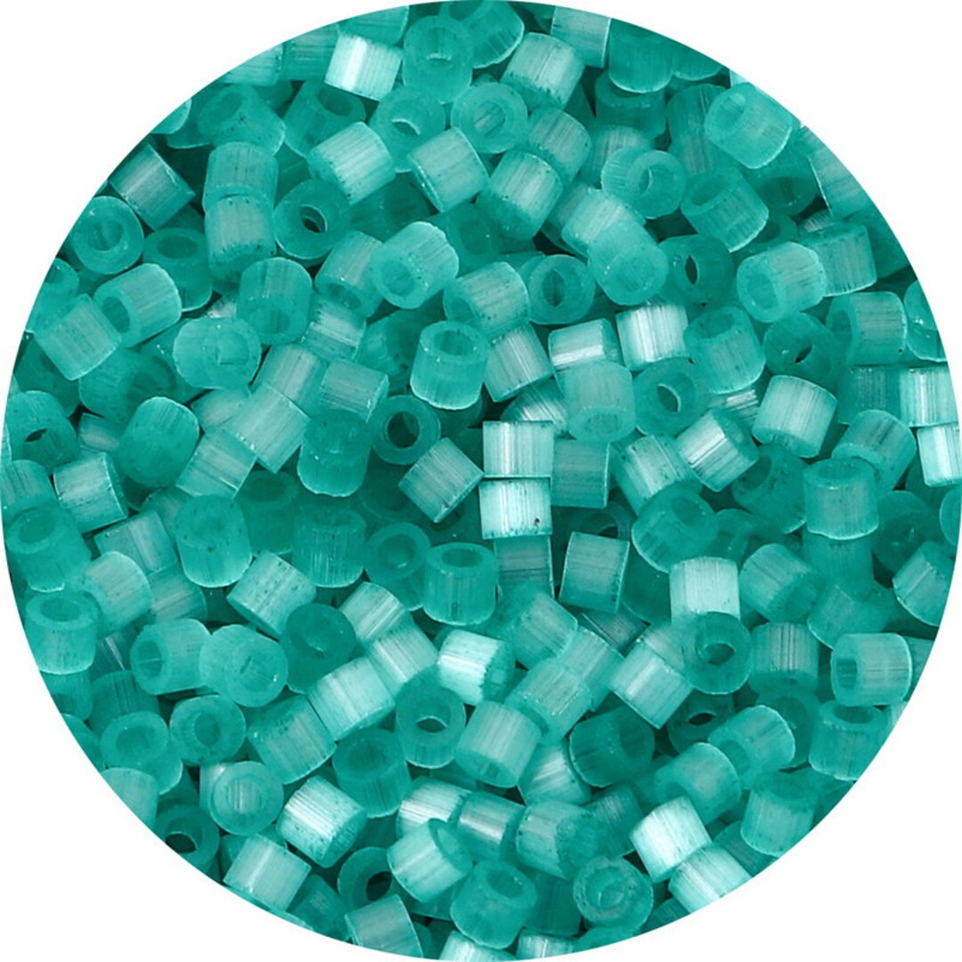 2.5mm Green Cat Eye Tube Seed Beads - Candy Color Glass Tube Seed Beads ...