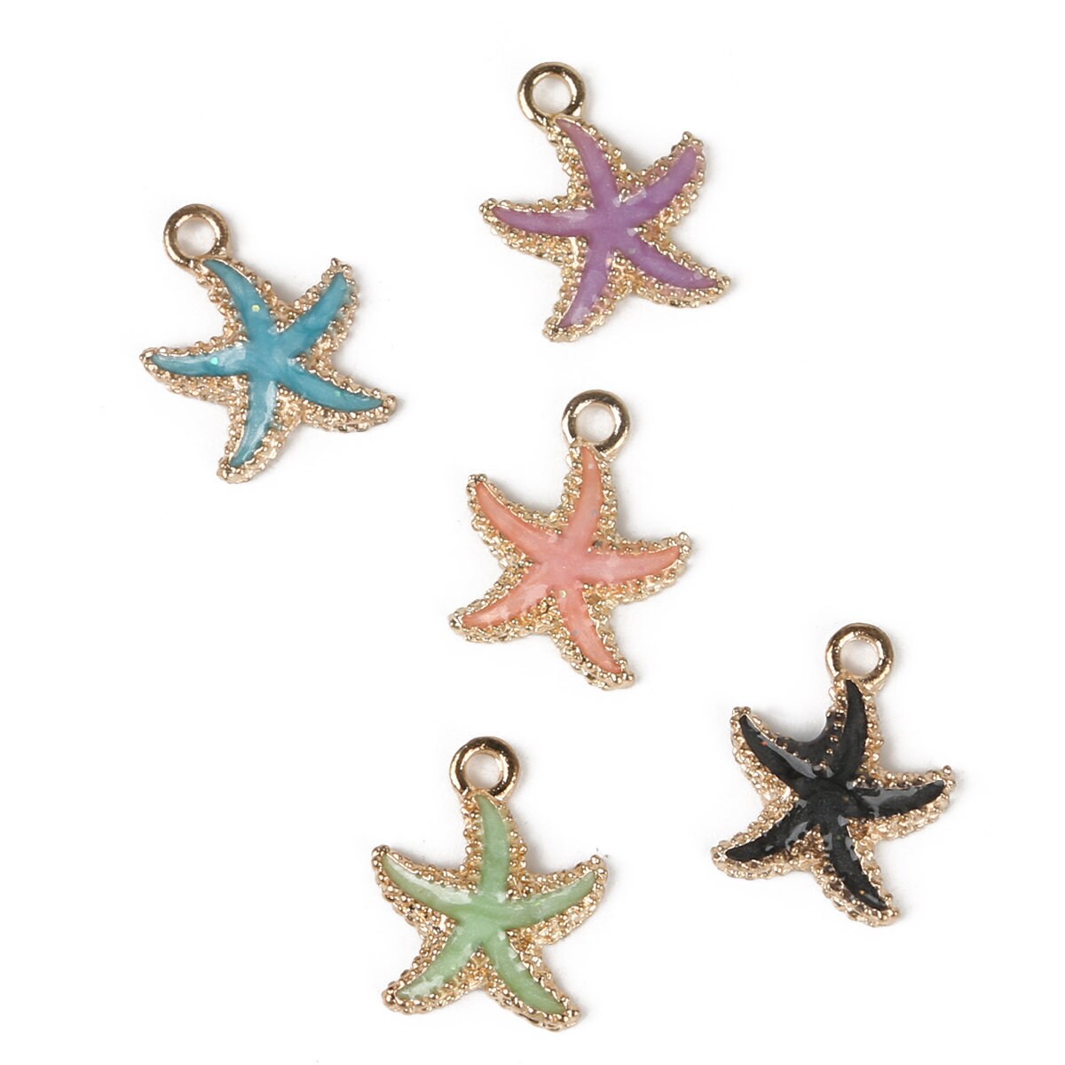 10pcs Star Fish Charms Starfish Earring Charms Blue - Etsy