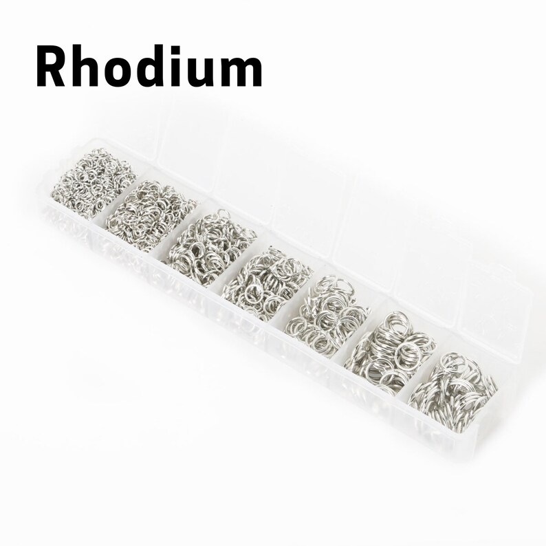 Mixed Size Jump Rings Set Gold Silver Black Bronze Jump | Etsy