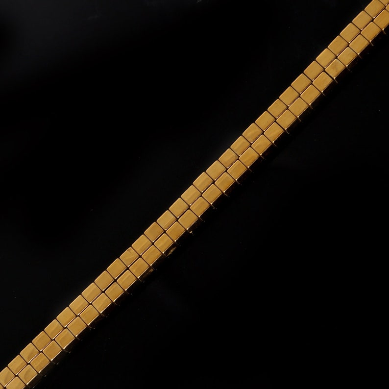 Gold Hematite Square Beads 2mm Hematite Cube Square Beads - Etsy