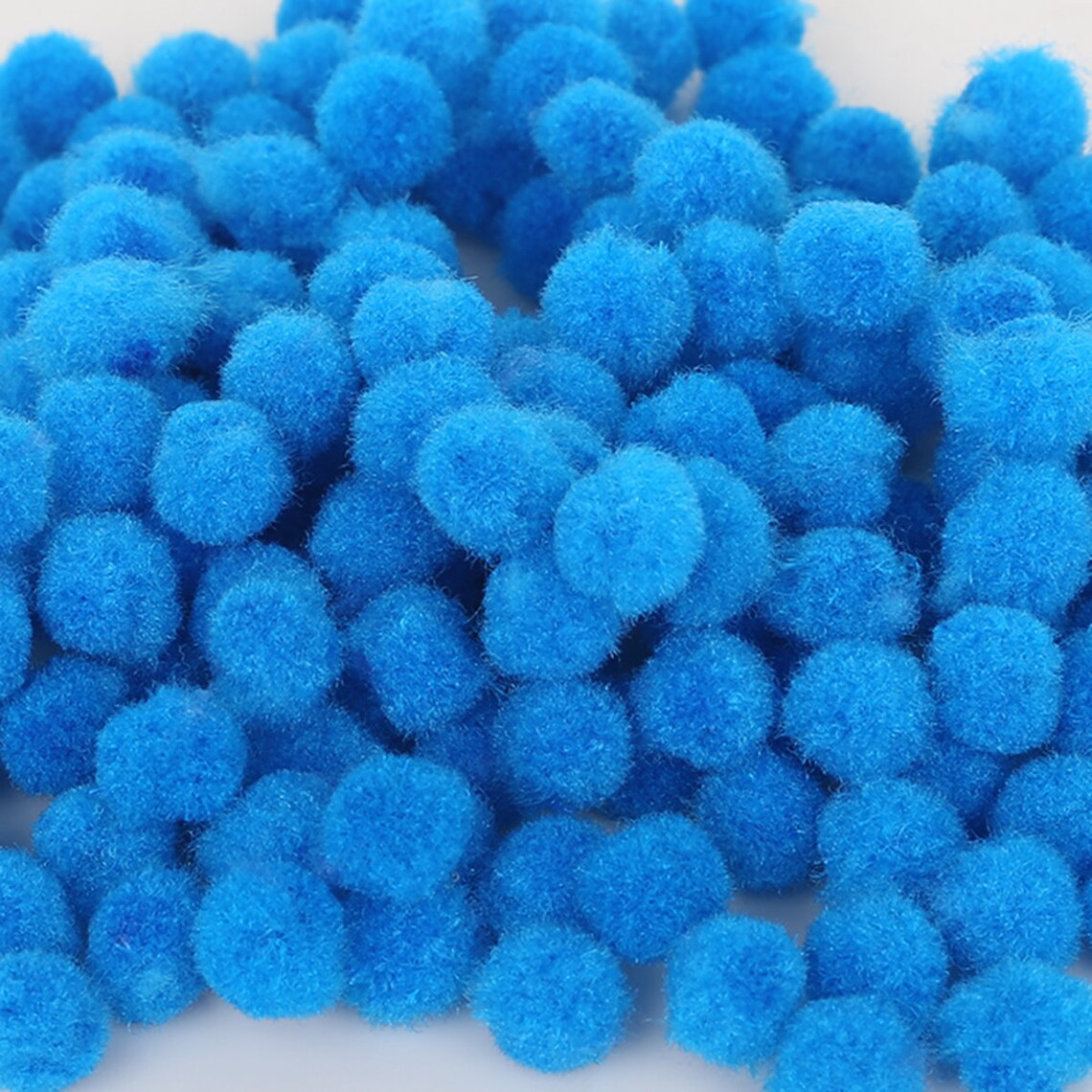 300pcs 10mm Blue Fluffy Soft Pom Pom Yarn Pom Pom Balls | Etsy