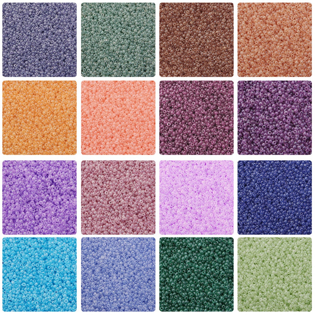 33 COLOR CHOICES 2mm Cream Color Seed Beads 12/0 - 2700 Pieces - 0.6mm ...