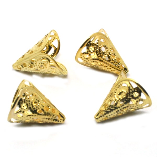 Filigree Bead Cones - Etsy