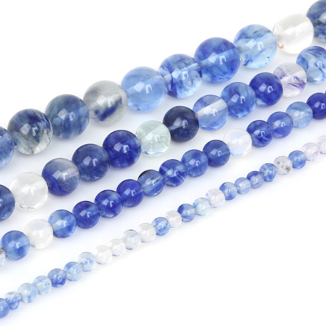 Blue Watermelon Stone Beads Round Polished 4mm 6mm 8mm 10mm - Etsy