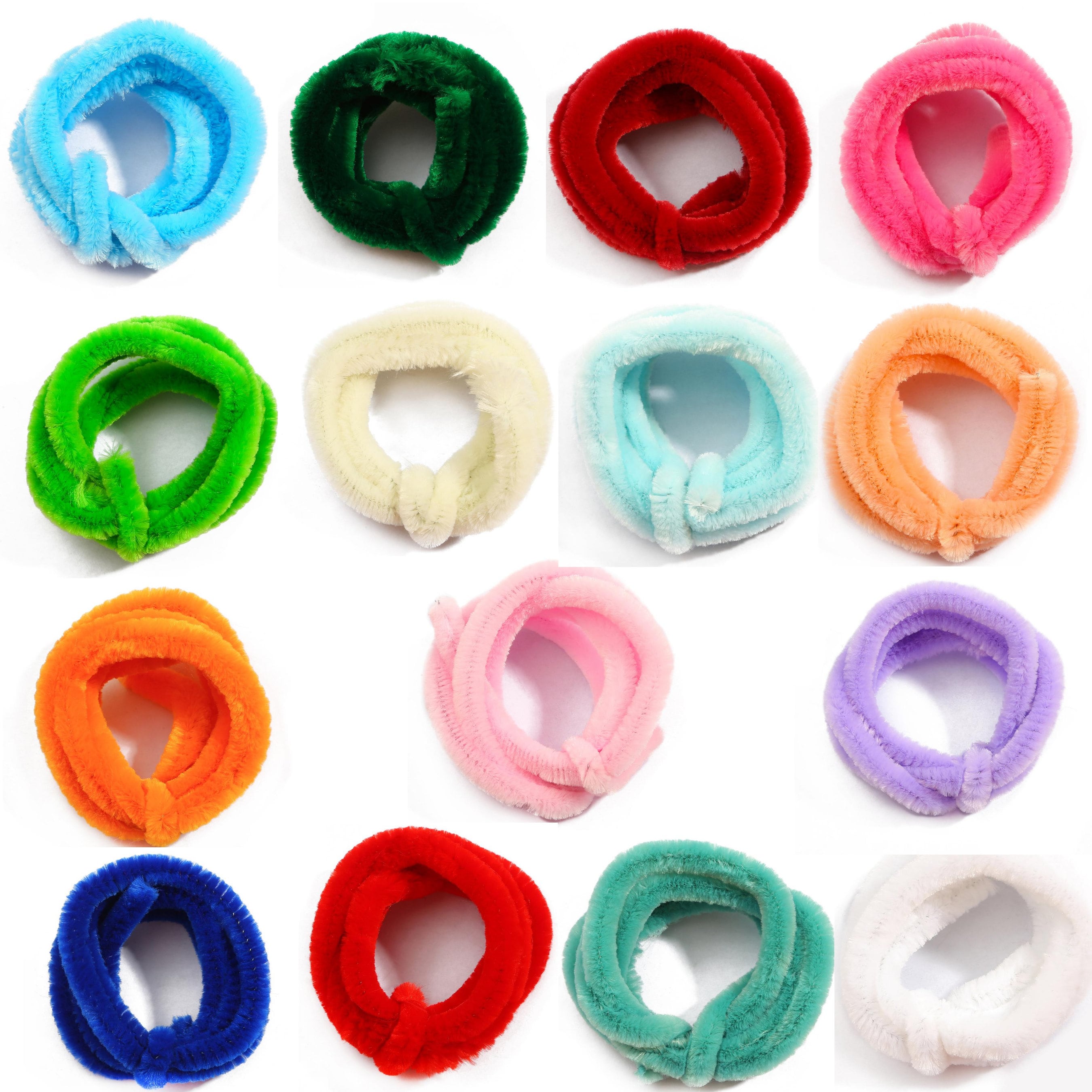 15 Colors of Chenille 10mm 3 Feet Long Colorful Chenille - Etsy