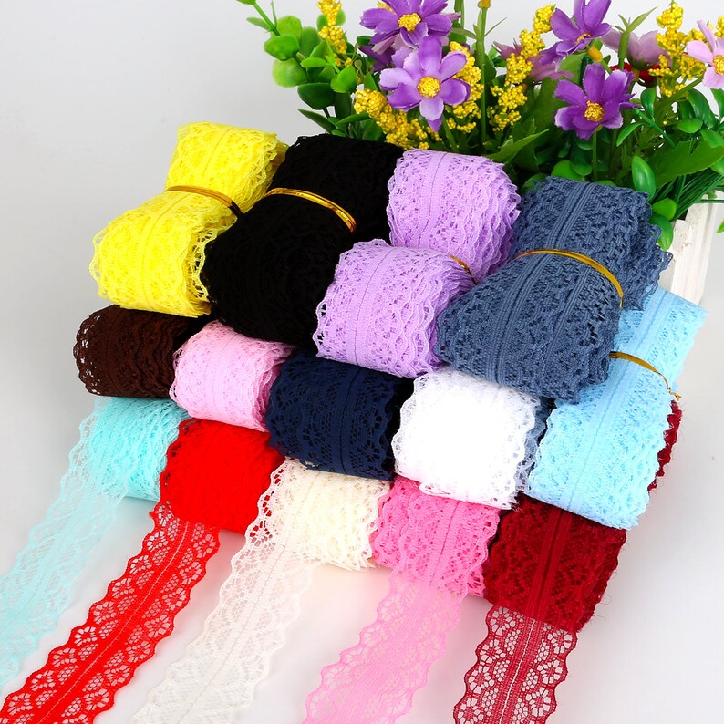 5M 2.8cm Lace Ribbon Roll | Ornamental Lace Roll | Decorative Lace Roll ...