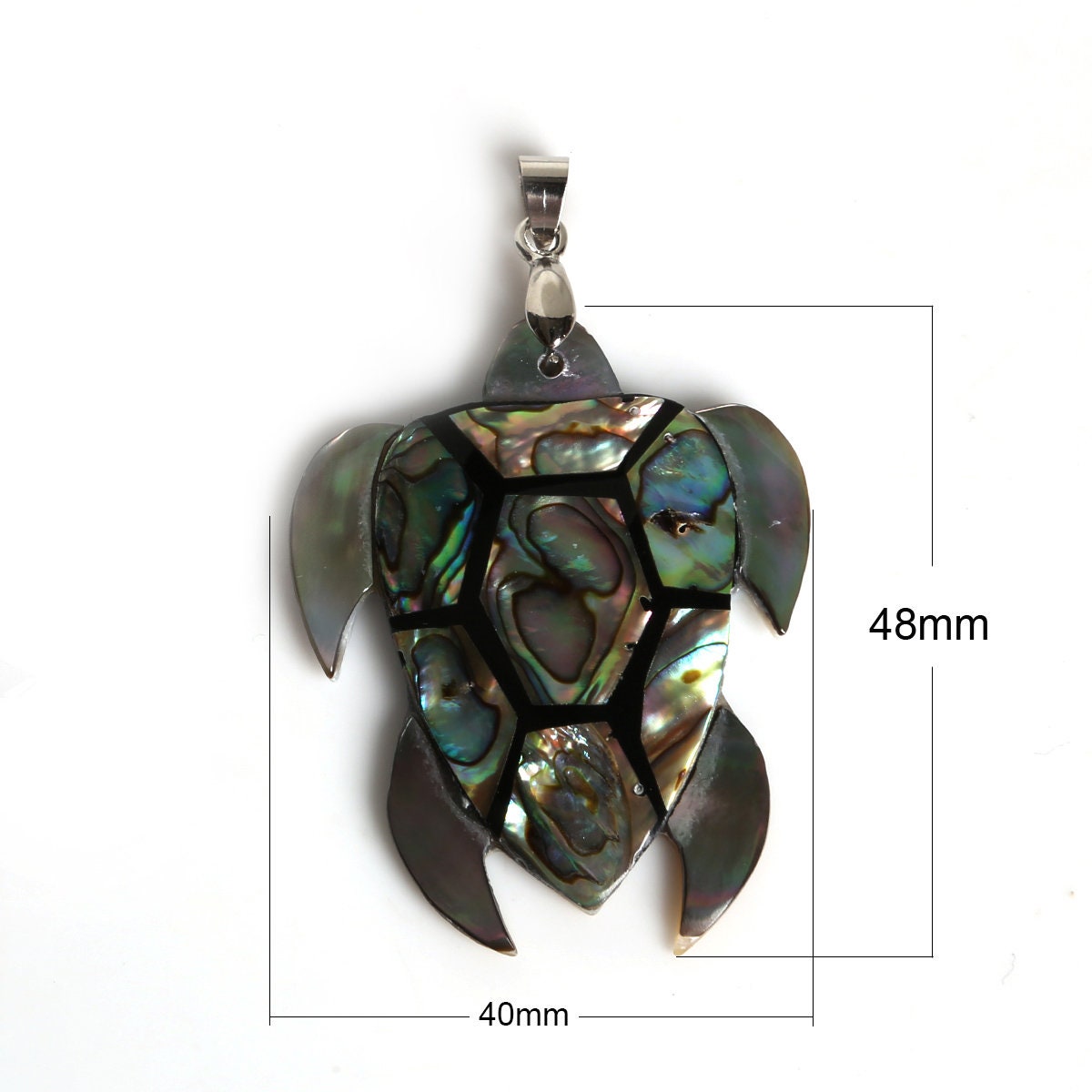 Natural Abalone Shell Sea Turtle Animal Charms Pendant Beads - Etsy