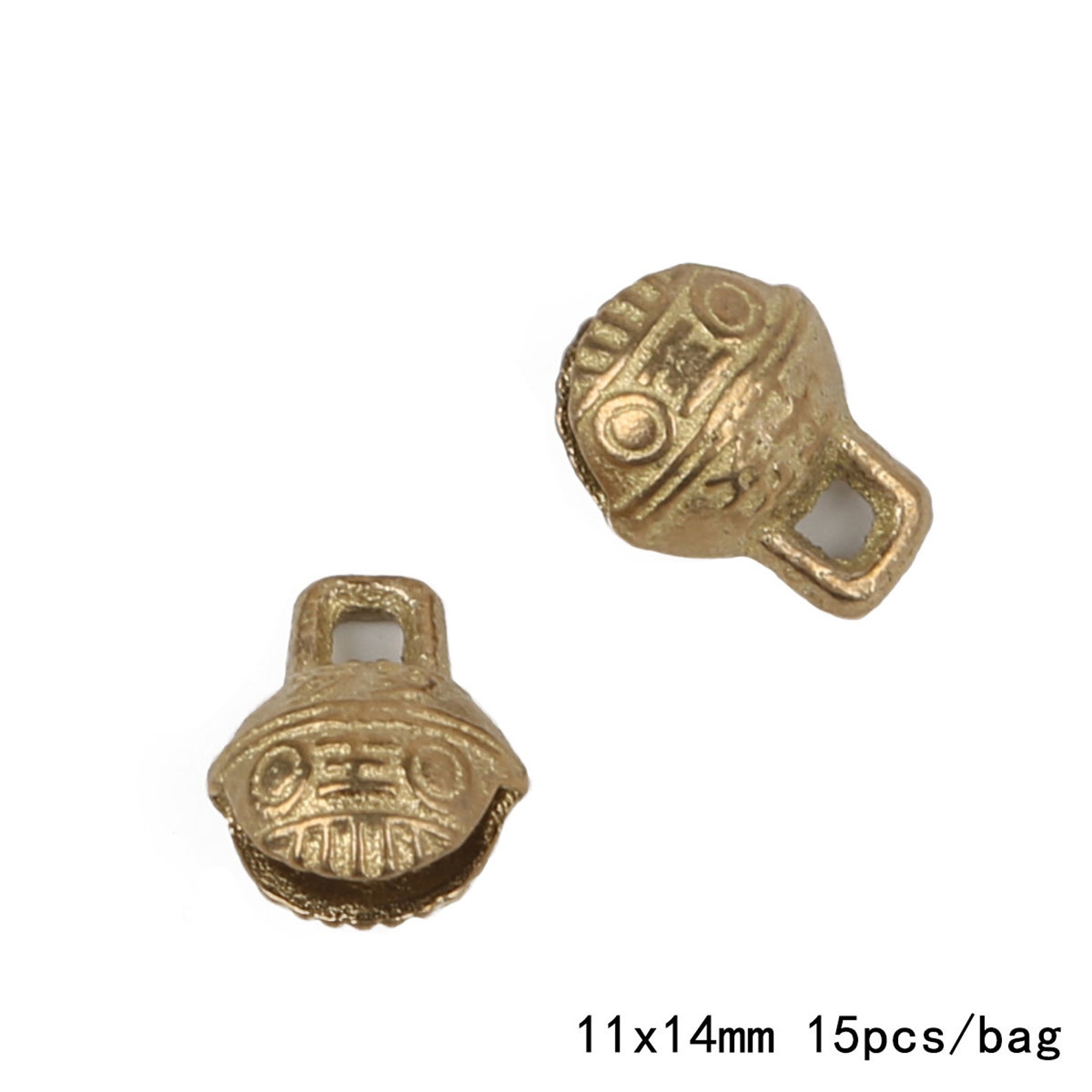 6 Sizes Brass Tiger Bell Jingle Bell Pet Bell Antique - Etsy