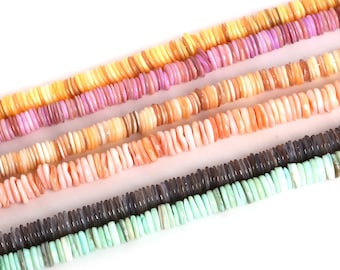 Shell Heishi Beads | Etsy