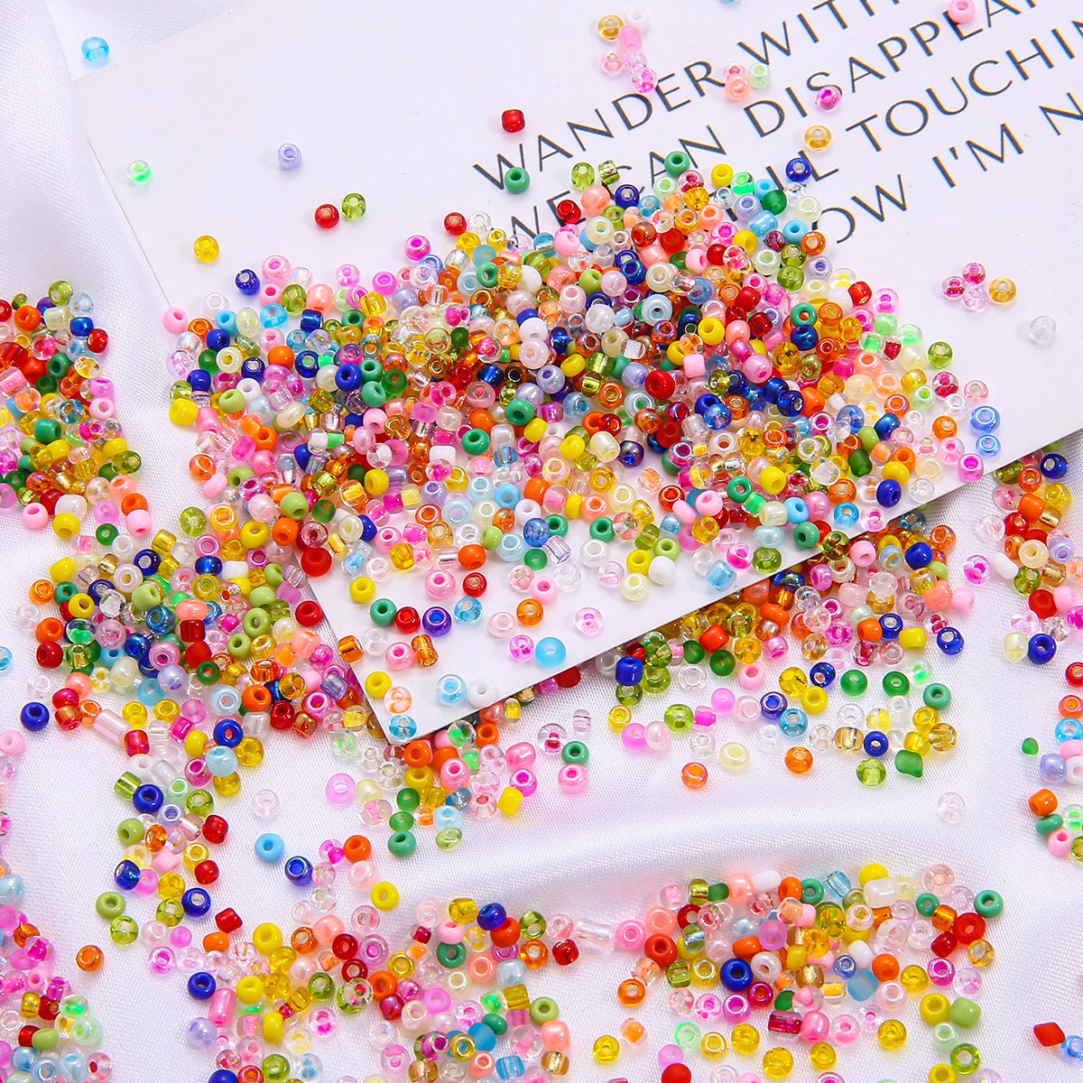 8/0 Mixed Color Seed Beads 3mm Multi Color Seed Beads Two - Etsy