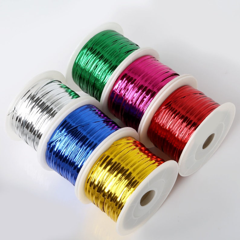 Flat Metallic Thread 4mm Lurex Embroidery Machine Thread - Etsy