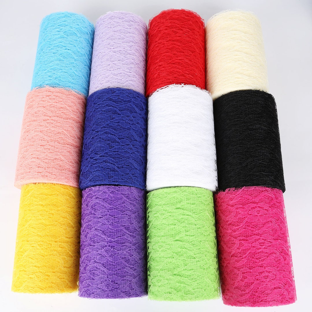 22M 15cm Lace Ribbon Roll | Ornamental Lace Roll | Decorative Lace Roll ...