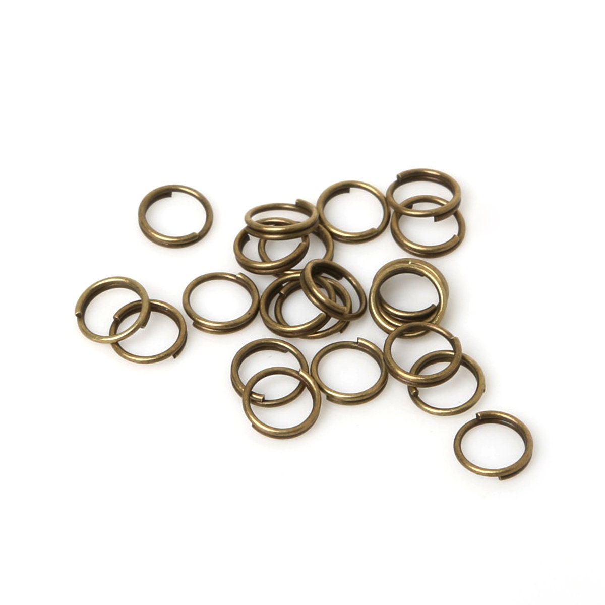 6mm Split Ring Double Jump Rings 660pcs Gold Silver Bronze | Etsy